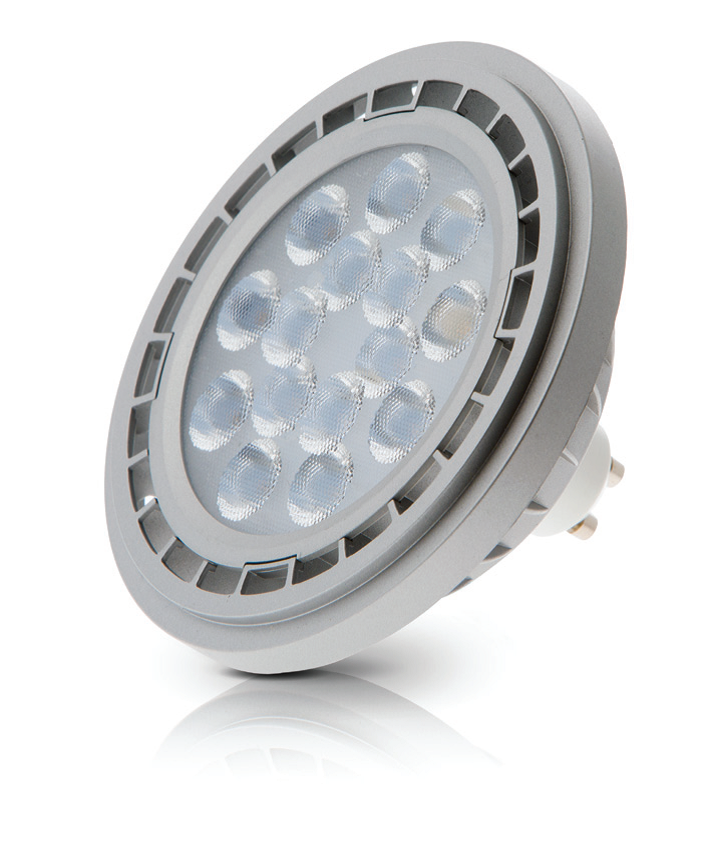 Żarówka Led Es111 Gu10 12w 900lm 230v Biała Neutralna 38st Srebrna Led